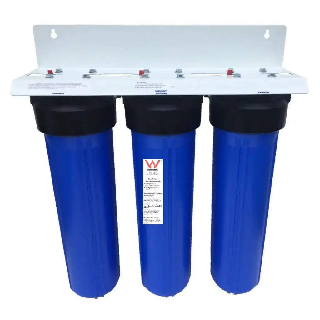 Triple 20x4.5 Big Blue Whole Home Mains Filters – Sentry Water Filters