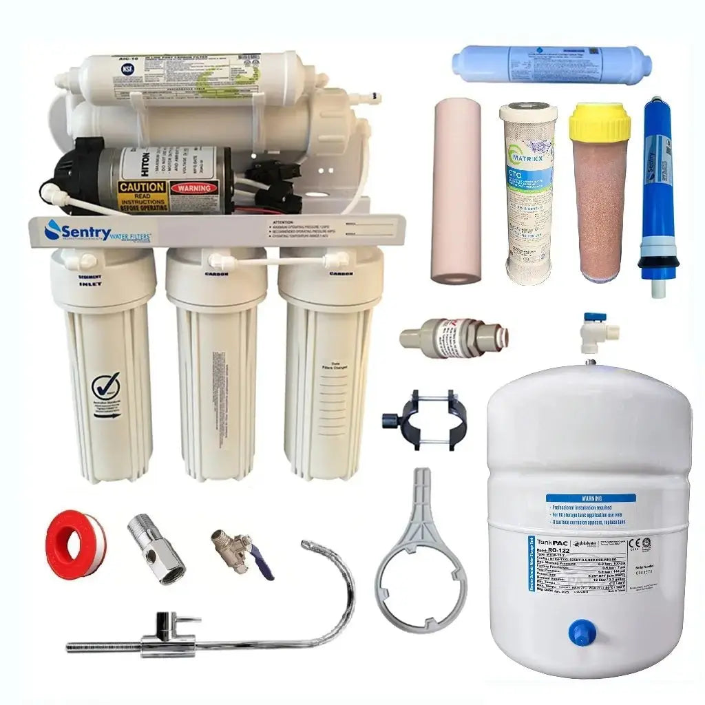 Reverse Osmosis Marine Aquarium Fish Filter Membrane ROP4-DJ + Pump ...