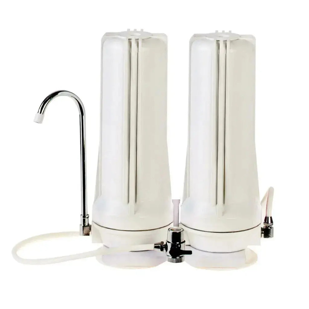 Mains Water Double Dual Counter Top Benchtop Filter – Sentry Water ...